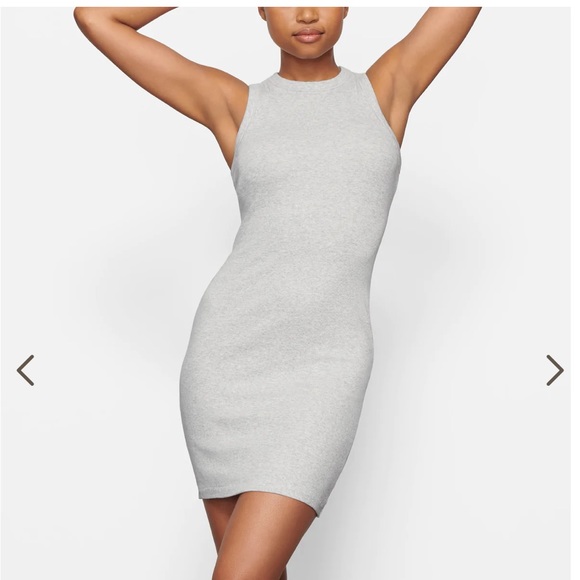 SKIMS | Dresses | Nwt Skims Cotton Rib Tank Dress | Poshmark